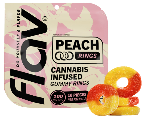 FLAV - Peach - Rings 10 pck