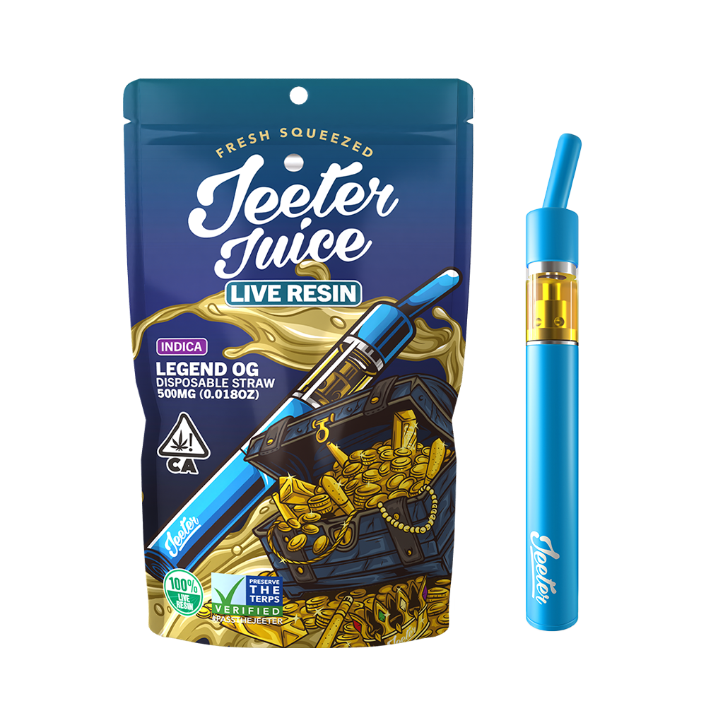 JEETER - LEGEND OG - DISPOSABLE STRAW .5G – Premium Cannabis Product at ...
