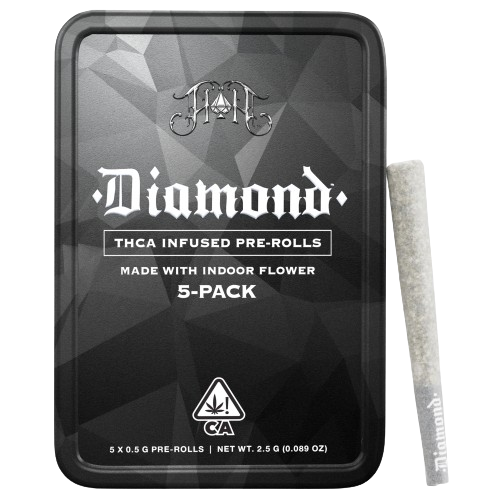 HEAVY HITTERS - Diamond Infused Preroll | J1 2.5g (5ct) – Premium ...