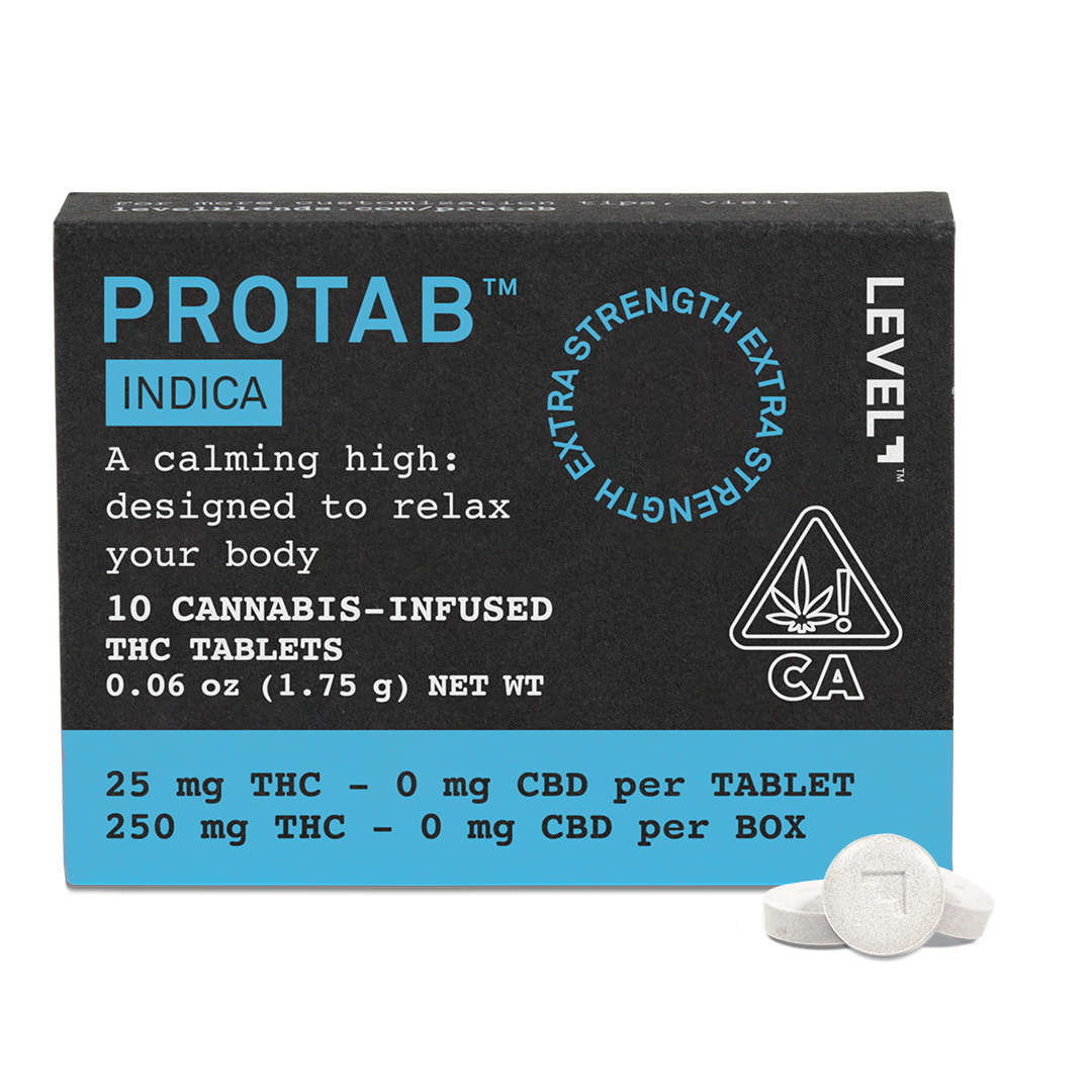LEVEL - 25MG INDICA PROTAB (10CT) – Premium Cannabis Product at ...