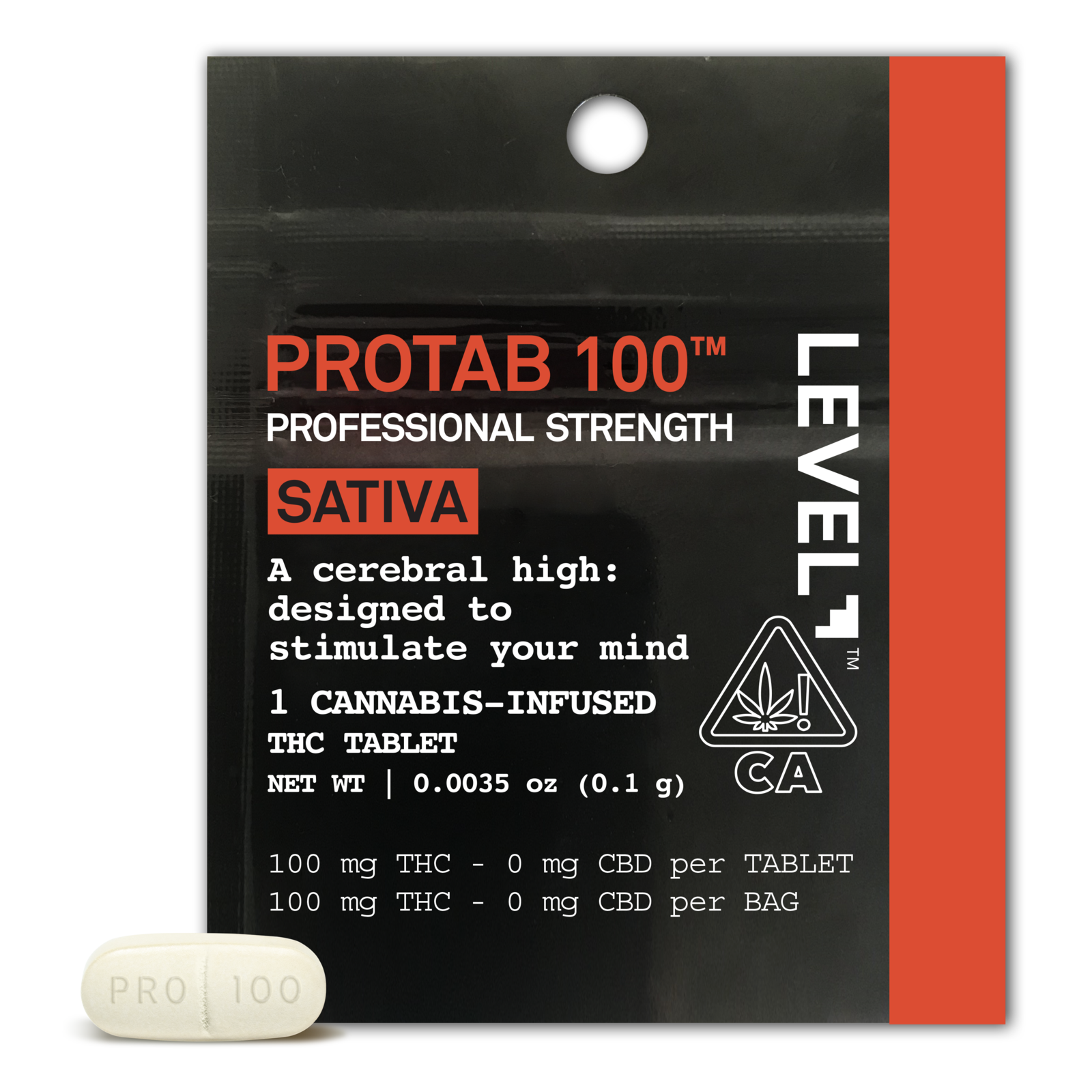 LEVEL - 100MG SATIVA PROTAB (1CT) – Premium Cannabis Product at King's ...