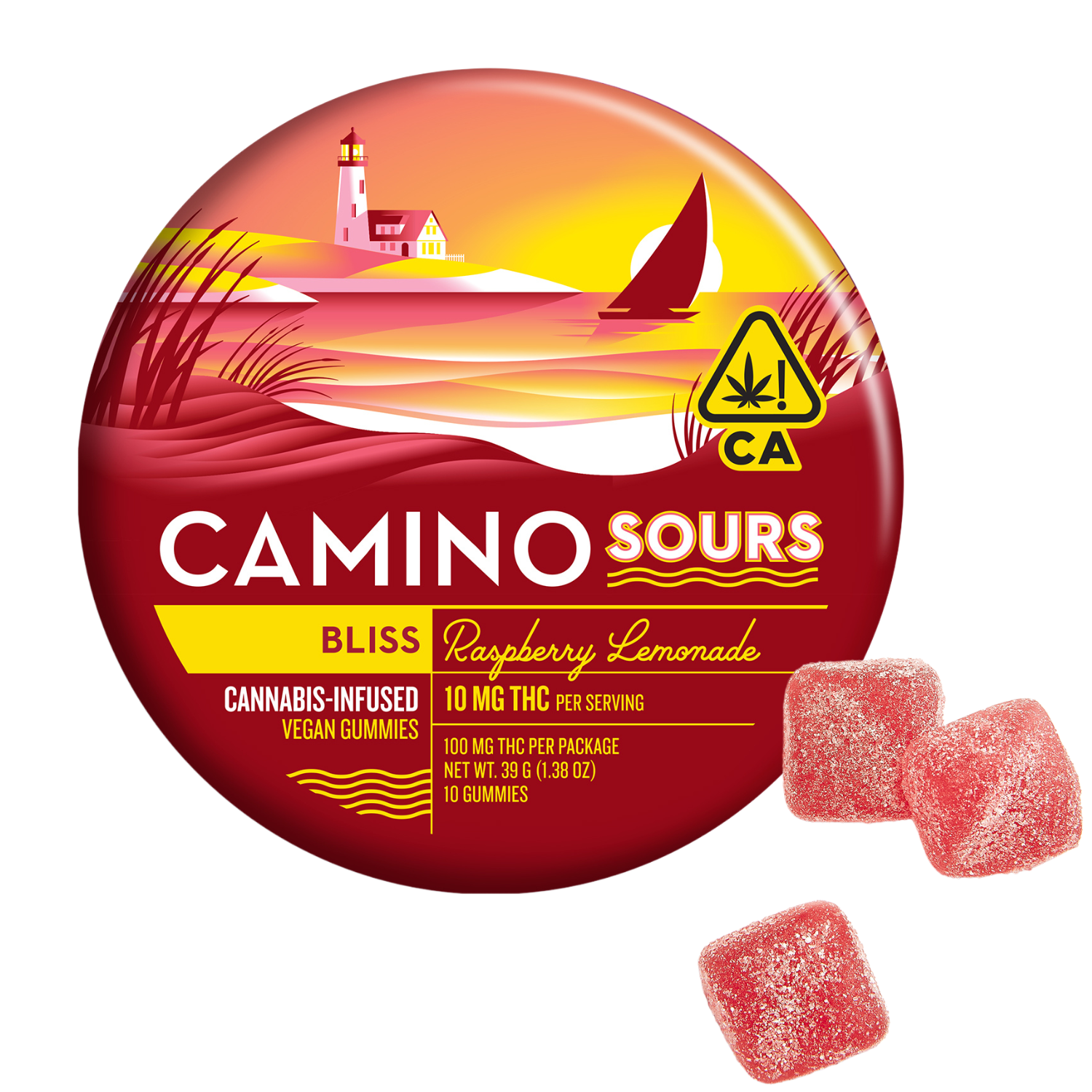 KIVA - RASPBERRY LEMONADE CAMINO SOURS – Premium Cannabis Product at ...