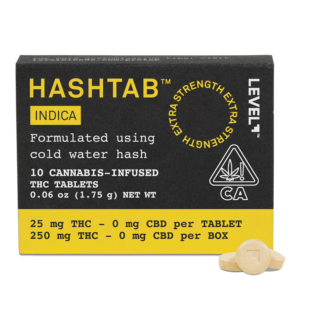 LEVEL - 25MG INDICA HASHTAB (10CT) – Premium Cannabis Product at King's Crew in Southern California