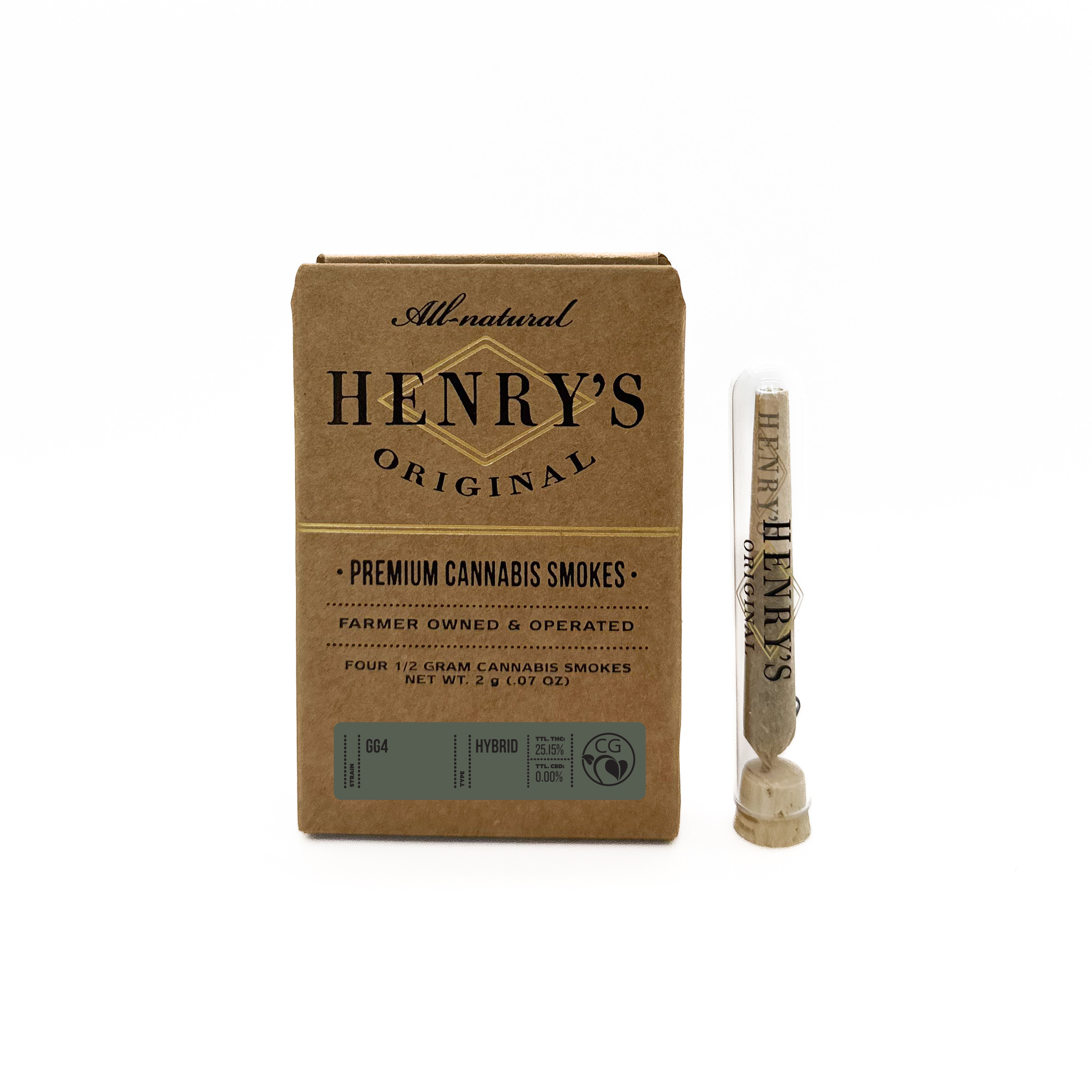 HENRY'S ORIGINAL - GG4 4 PACK – Premium Cannabis Product at Airfield ...