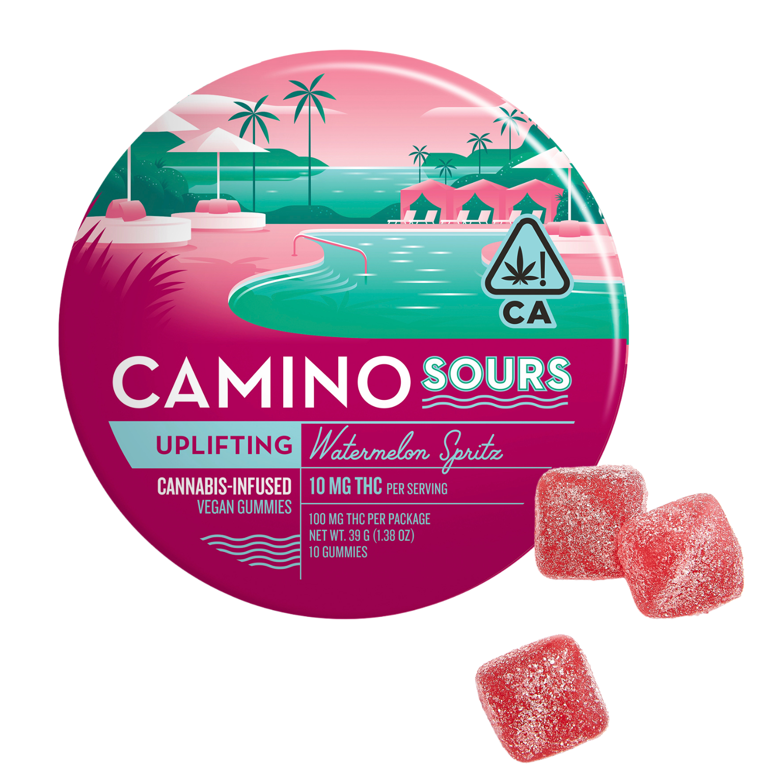 KIVA - WATERMELON SPRITZ CAMINO SOURS – Premium Cannabis Product at ...