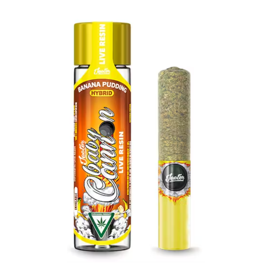 JEETER - Jeeter Infused Baby Cannon Preroll - Banana Pudding 1.3g (1ct ...