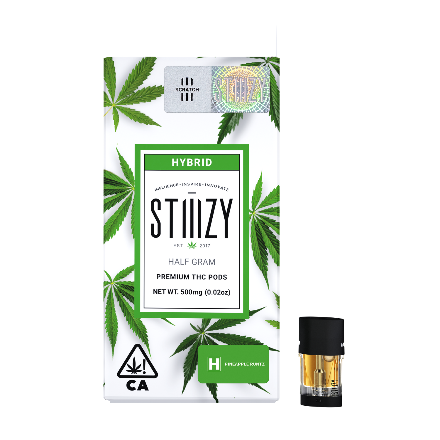 STIIIZY - PINEAPPLE RUNTZ - 0.5G POD – Premium Cannabis Product at King ...