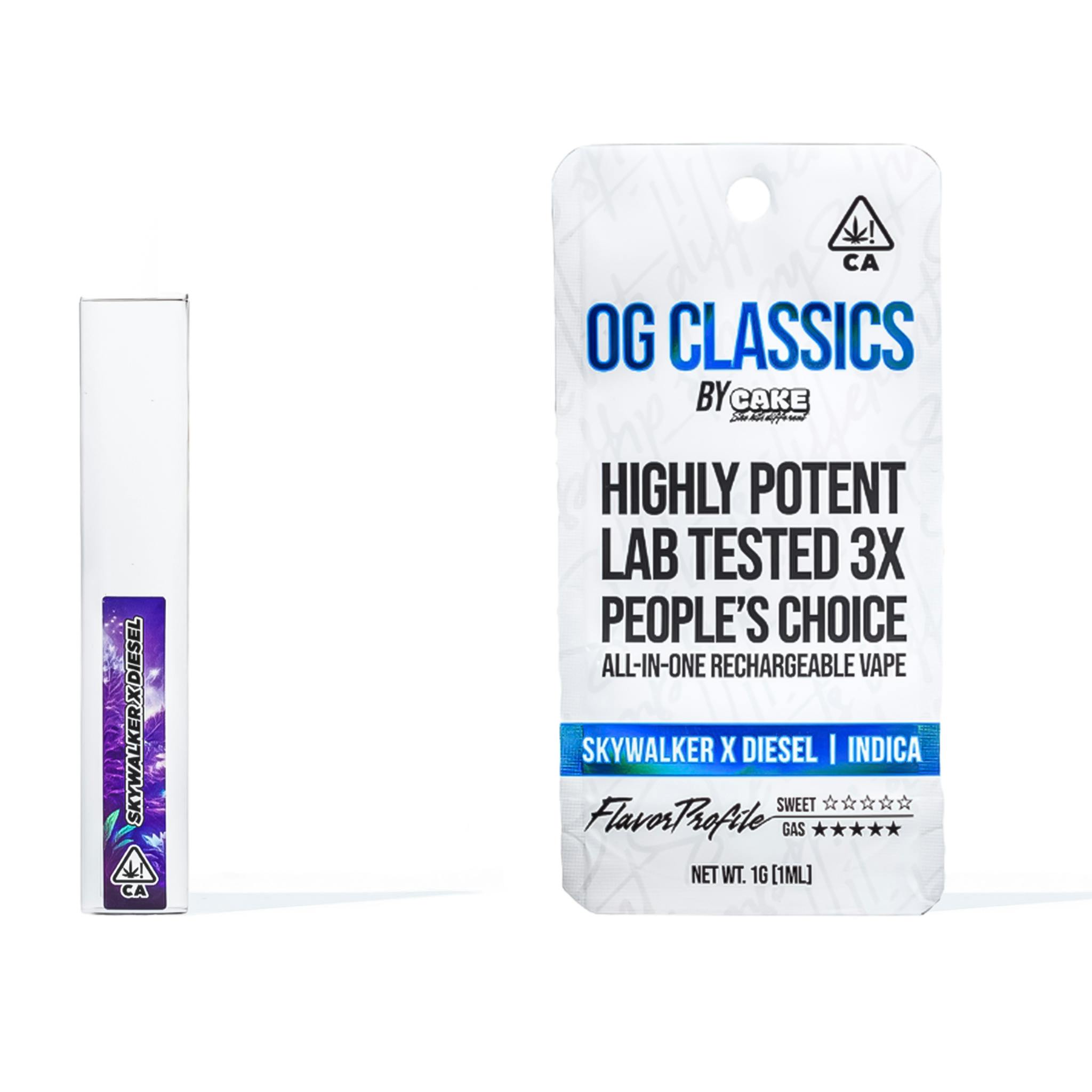 CAKE BRAND - CAKE OG CLASSICS | SKYWALKER X DIESEL | 1G | AIO