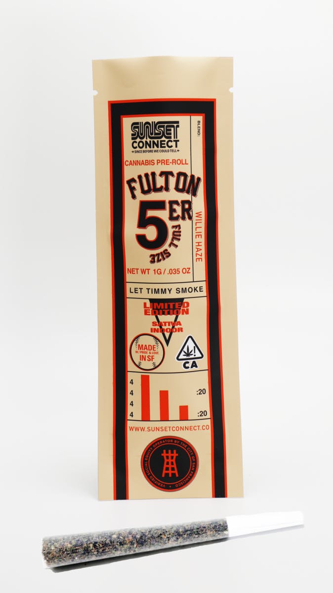 SUNSET CONNECT - SUNSET CONNECT | SATIVA | WILLIE HAZE | 1G | PRE ROLL