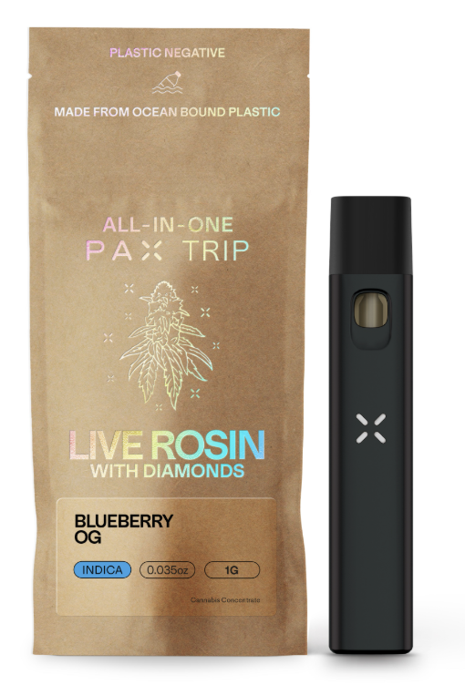 PAX - PAX | TRIP | INDICA | BLUEBERRY OG | 1G | LIVE ROSIN | AIO