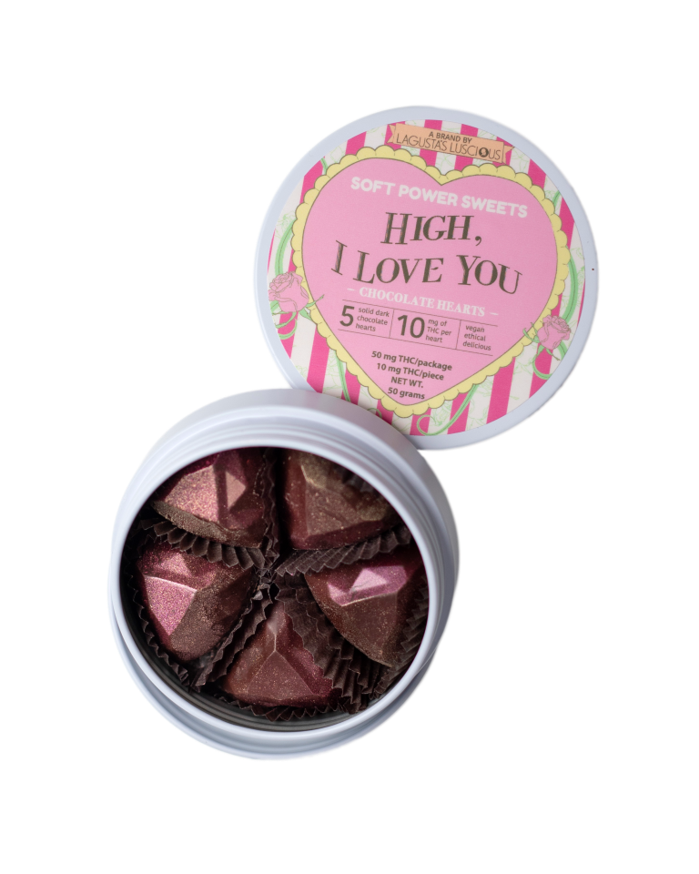 SOFT POWER SWEETS - CHOCOLATE - HIGH, I LOVE YOU