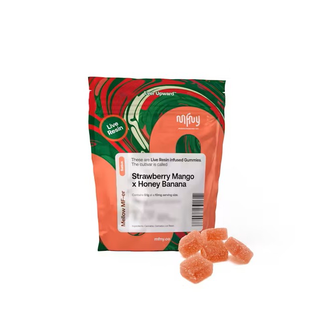 MFNY - GUMMIES - LIVE RESIN - STRAWBERRY MANGO X HONEY BANANA