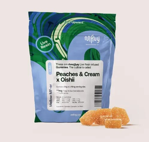 MFNY - GUMMIES - LIVE RESIN - PEACHES AND CREAM X OISHII