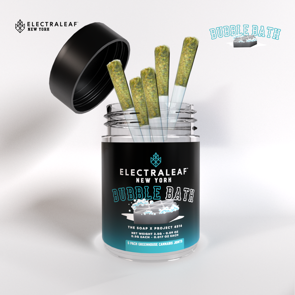 ELECTRALEAF - PRE ROLL - BUBBLE BATH - 2.5 g - 5 Pack
