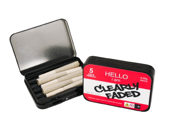 CLEARLY FADED - PRE-ROLL - 5 PACK - SFV OG