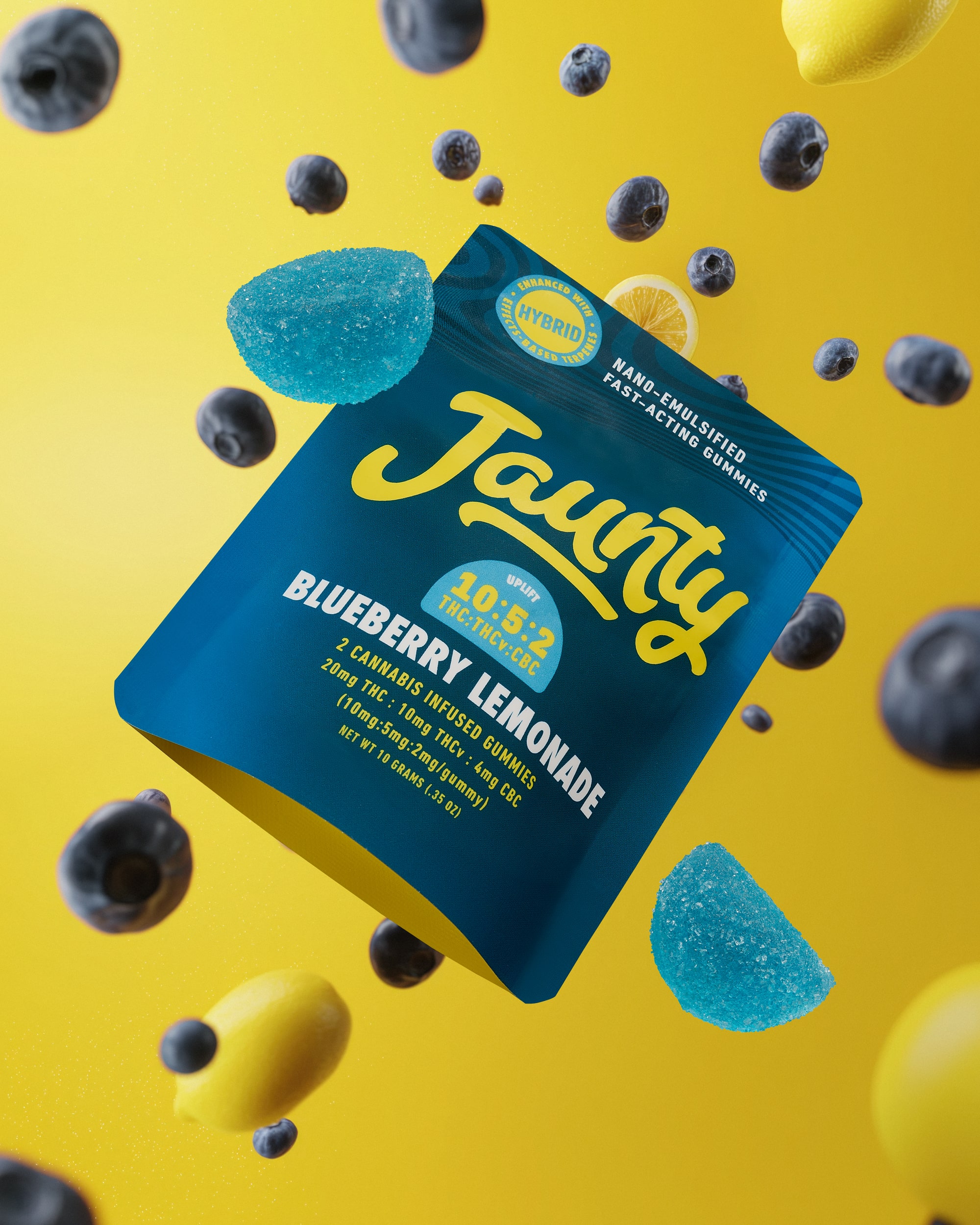 JAUNTY - GUMMIES - 2 PACK - BLUEBERRY LEMONADE - 10:5:2