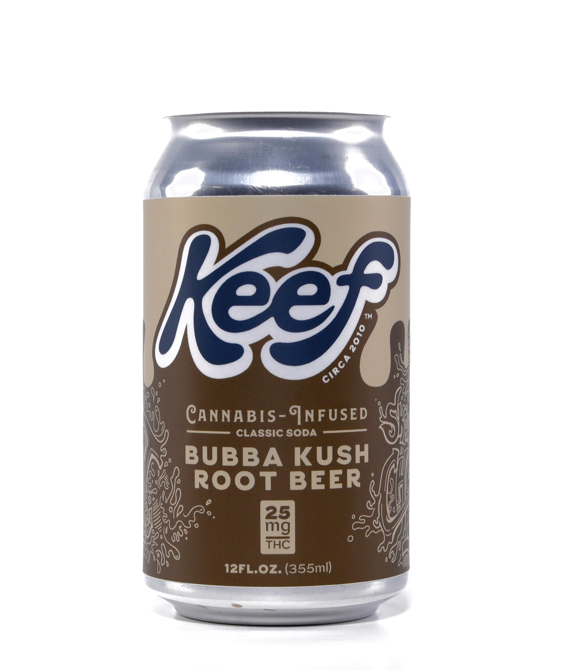 KEEF - KEEF COLA ROOT BEER SINGLE CAN (12 OZ) BUBBA KUSH (SODA)