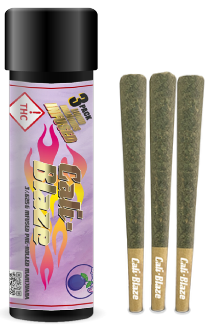 CALI BLAZE - CALI BLAZE - SATIVA - INFUSED PRE ROLL 3PK - 1.875G