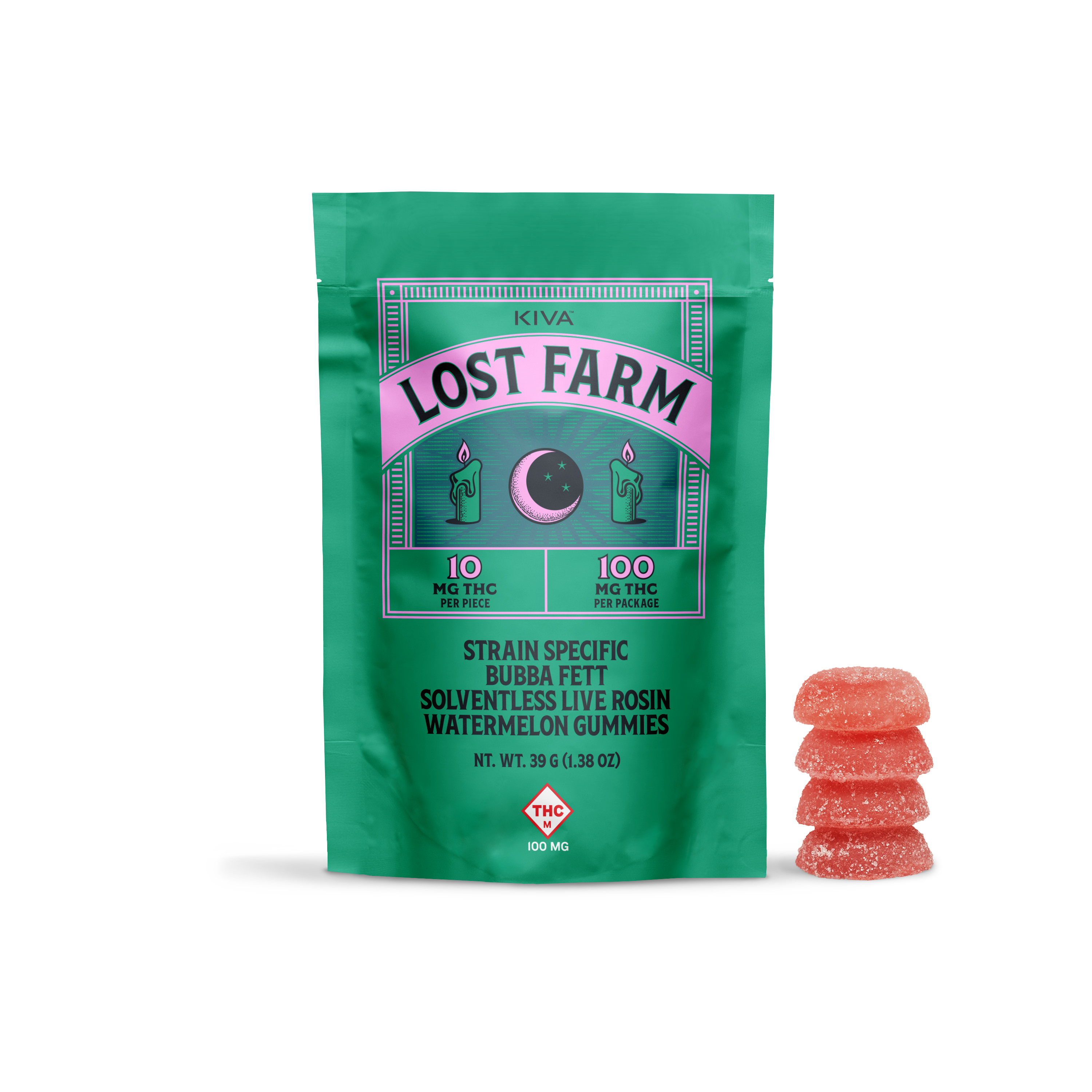 LOST FARM - Lost Farm | Bubba Fett X Watermelon Live Rosin Gummies | 100mg