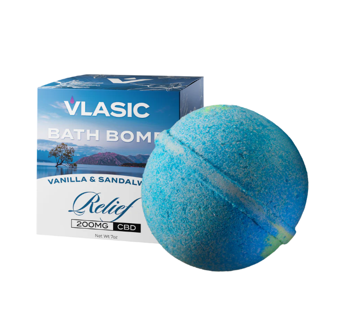 VLASIC LABS - Vlasic Labs | CBD Relief Bath Bomb: Vanilla and Sandalwood