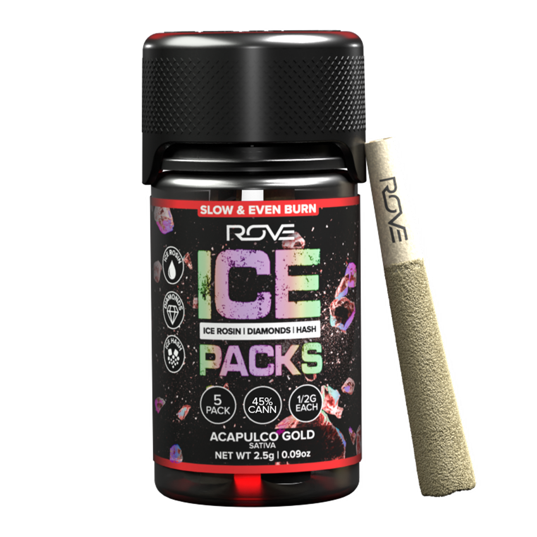 ROVE - Rove | Acapulco Gold Ice Pack Infused Pre-Roll 5pk | 2.5g