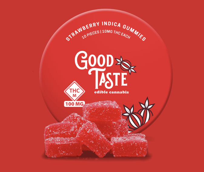 GOOD TASTE - Good Taste | Strawberry Indica Gummies | 100mg