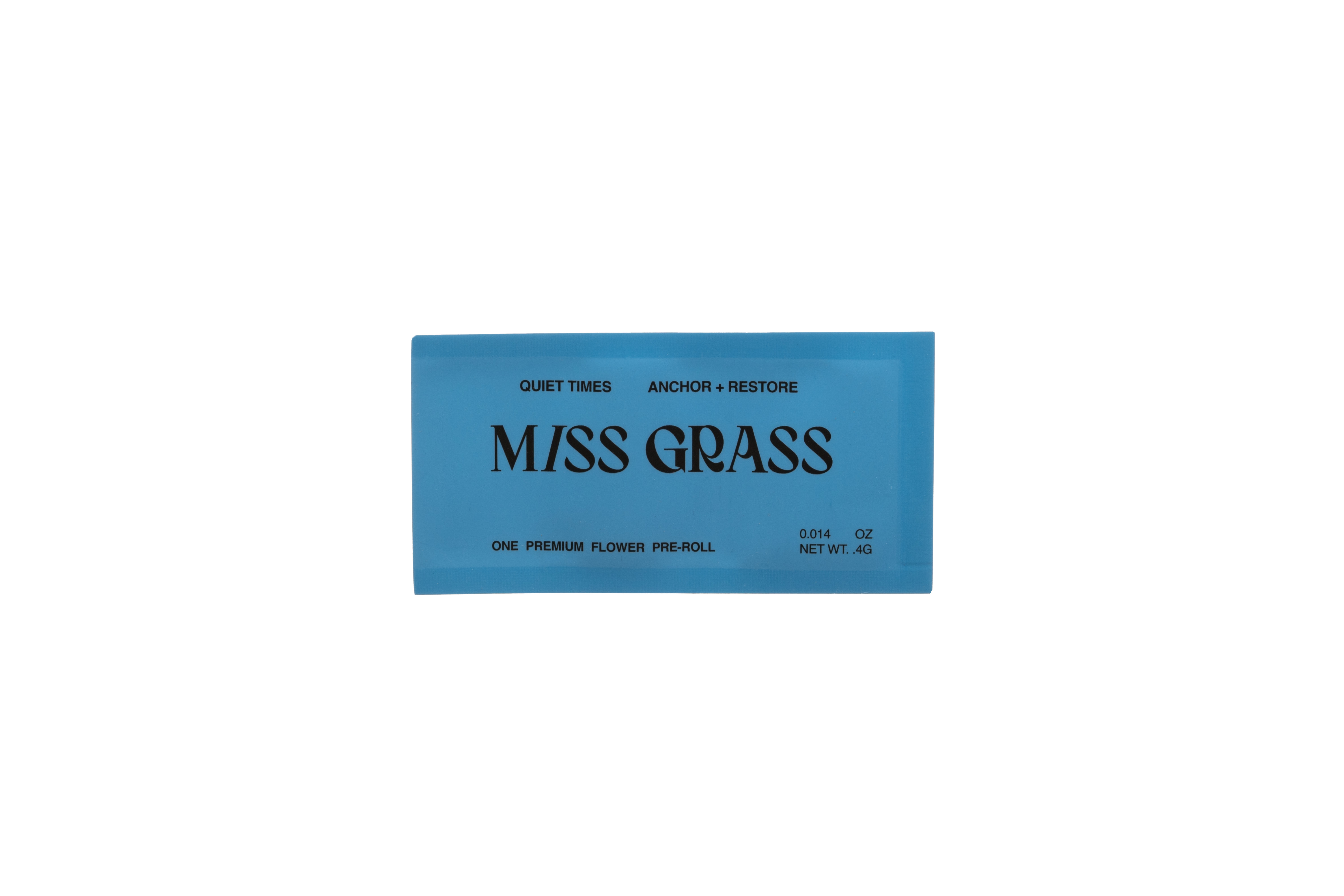 MISS GRASS - Miss Grass | Quiet Times Pre-Roll Spark | 0.4g