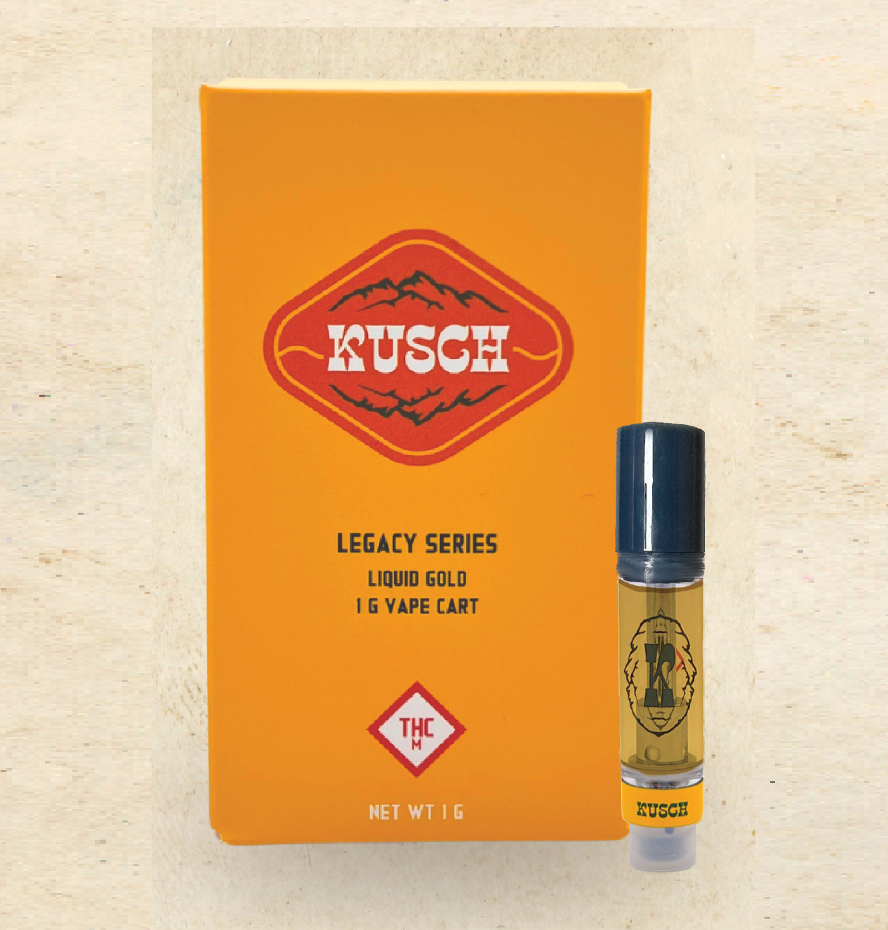 KUSCH - Kusch 1g Grape Ape Distillate 510 Cartridge - 1 g - Sample