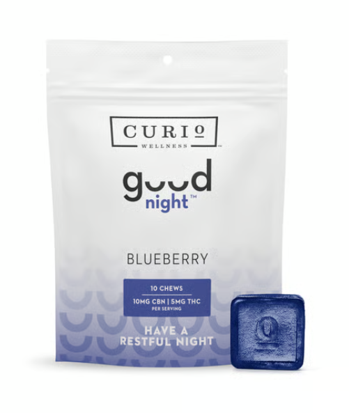 CURIO WELLNESS - Curio Wellness | Good Night 2:1 CBN/THC Blueberry ...