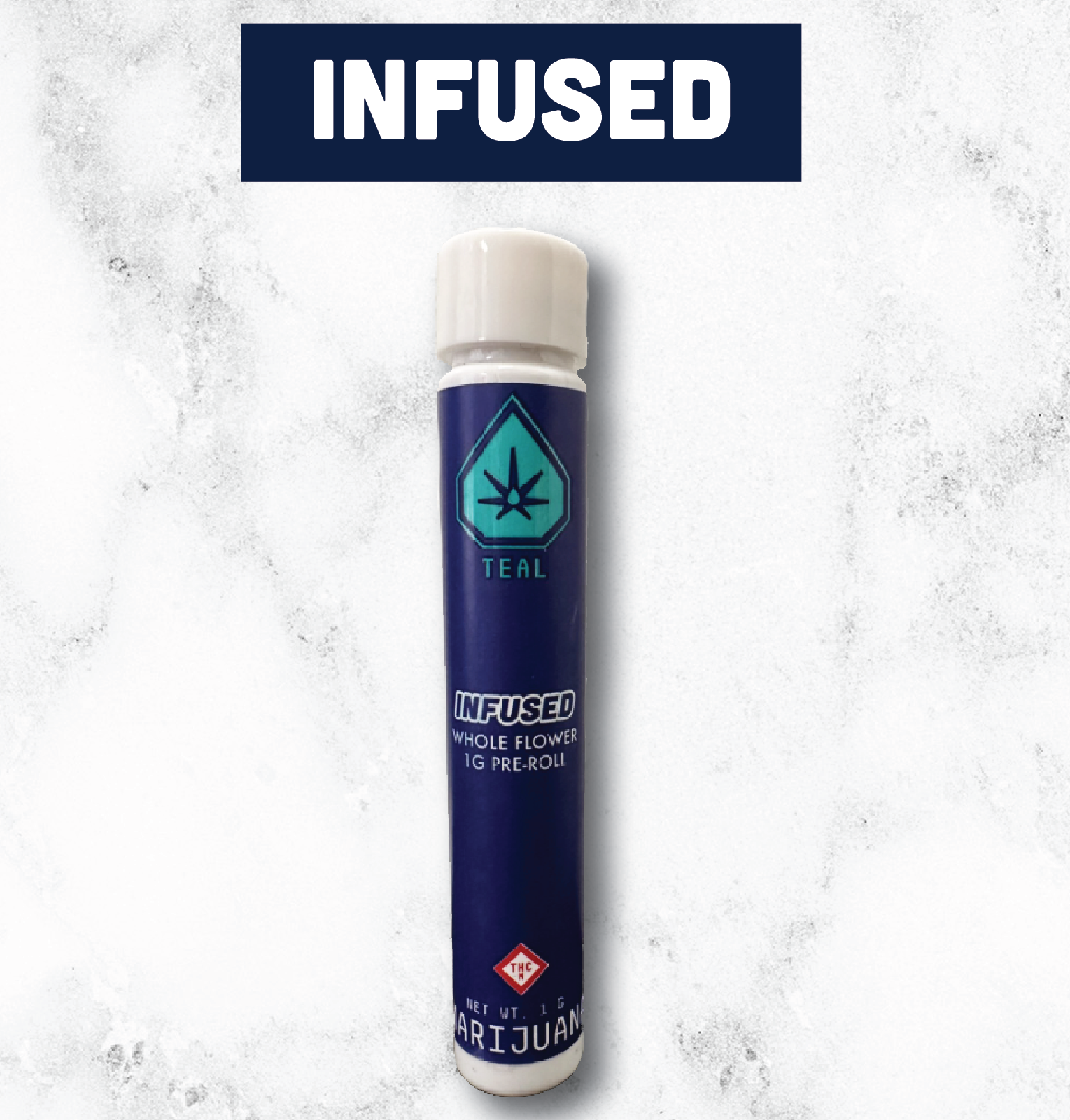 TEAL - Teal | Sour Sherbert Diamond Infused Pre-Roll | 1g