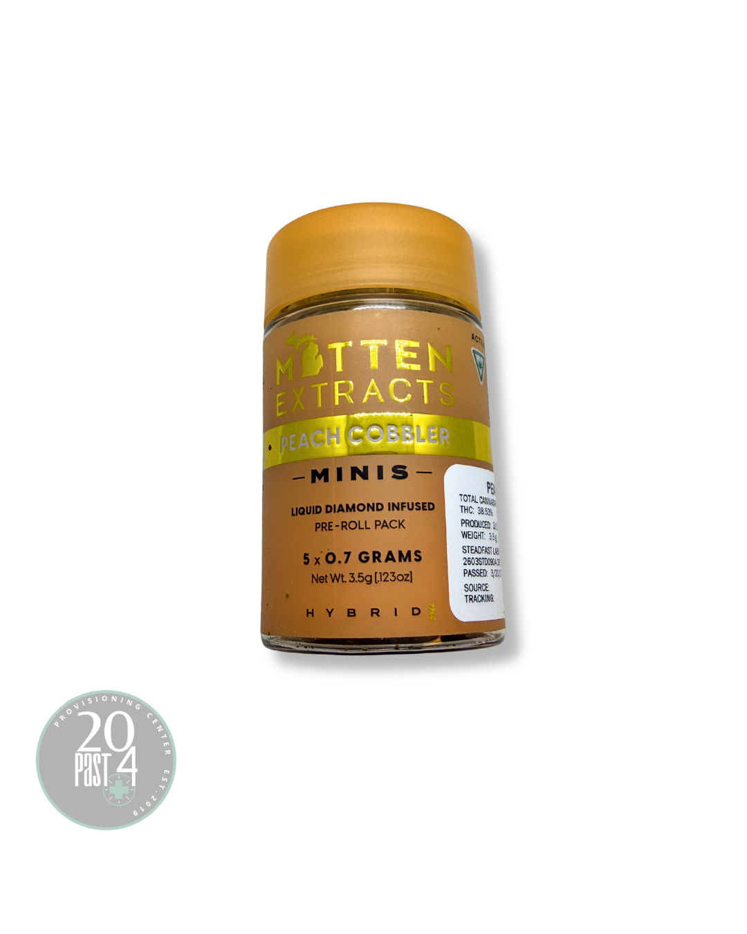 MITTEN EXTRACTS | PEACH COBBLER | INFUSED PREROLL 5PK | 3.5G – Premium ...