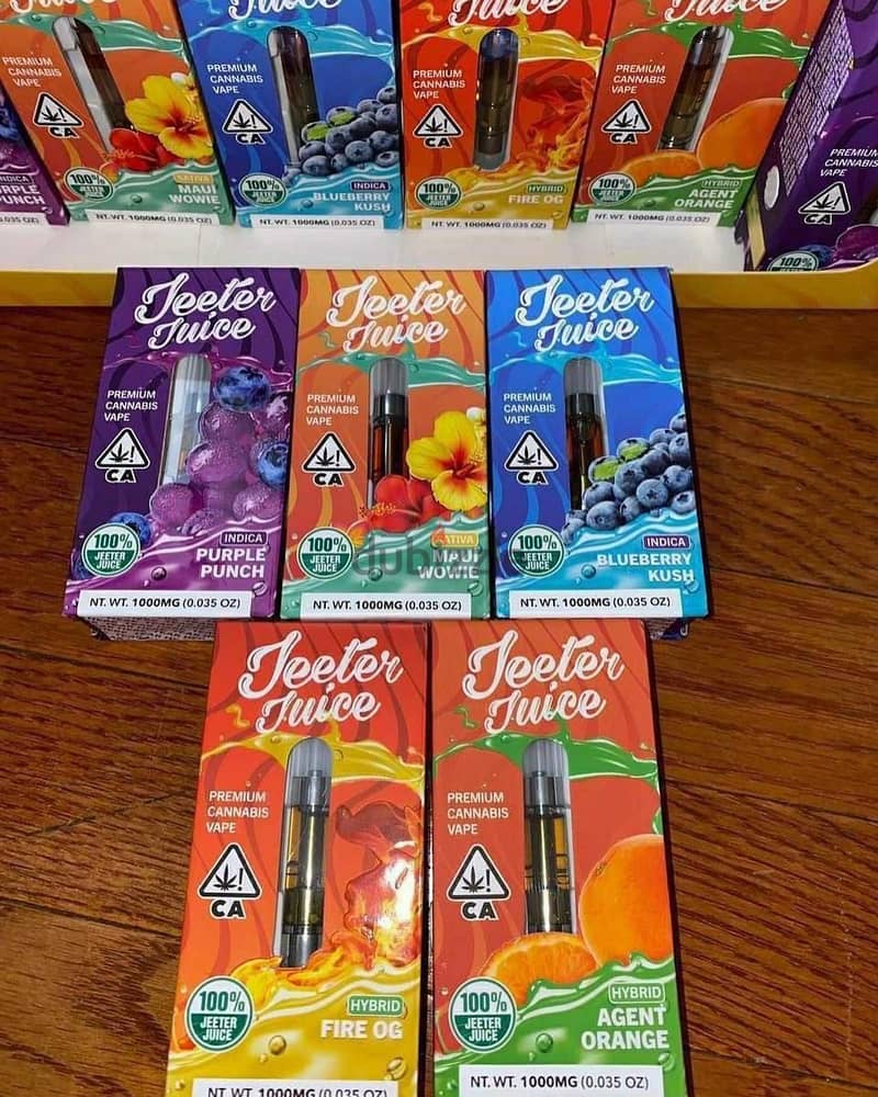 Jeeter Concentrates - AIO Liquid Diamond 1G Vape Cartridge Blue Dream ...