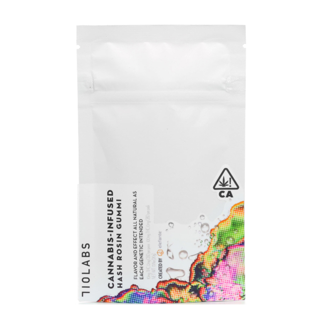 710 LABS - BANANA BELTS HASH ROSIN GUMMIES 100MG - 100 MILLIGRAMS