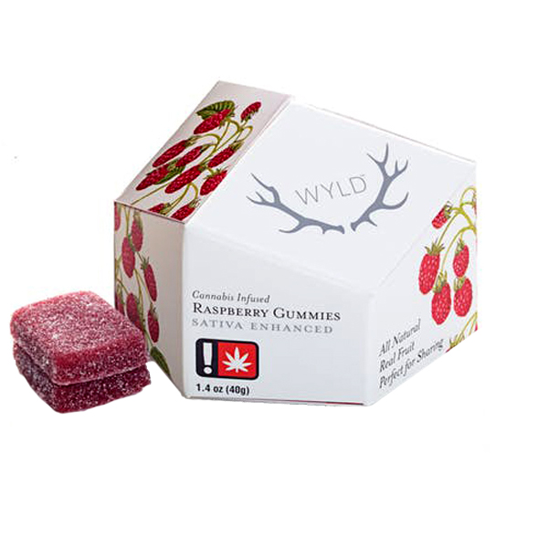 WYLD - Raspberry Gummies - 100 MILLIGRAMS