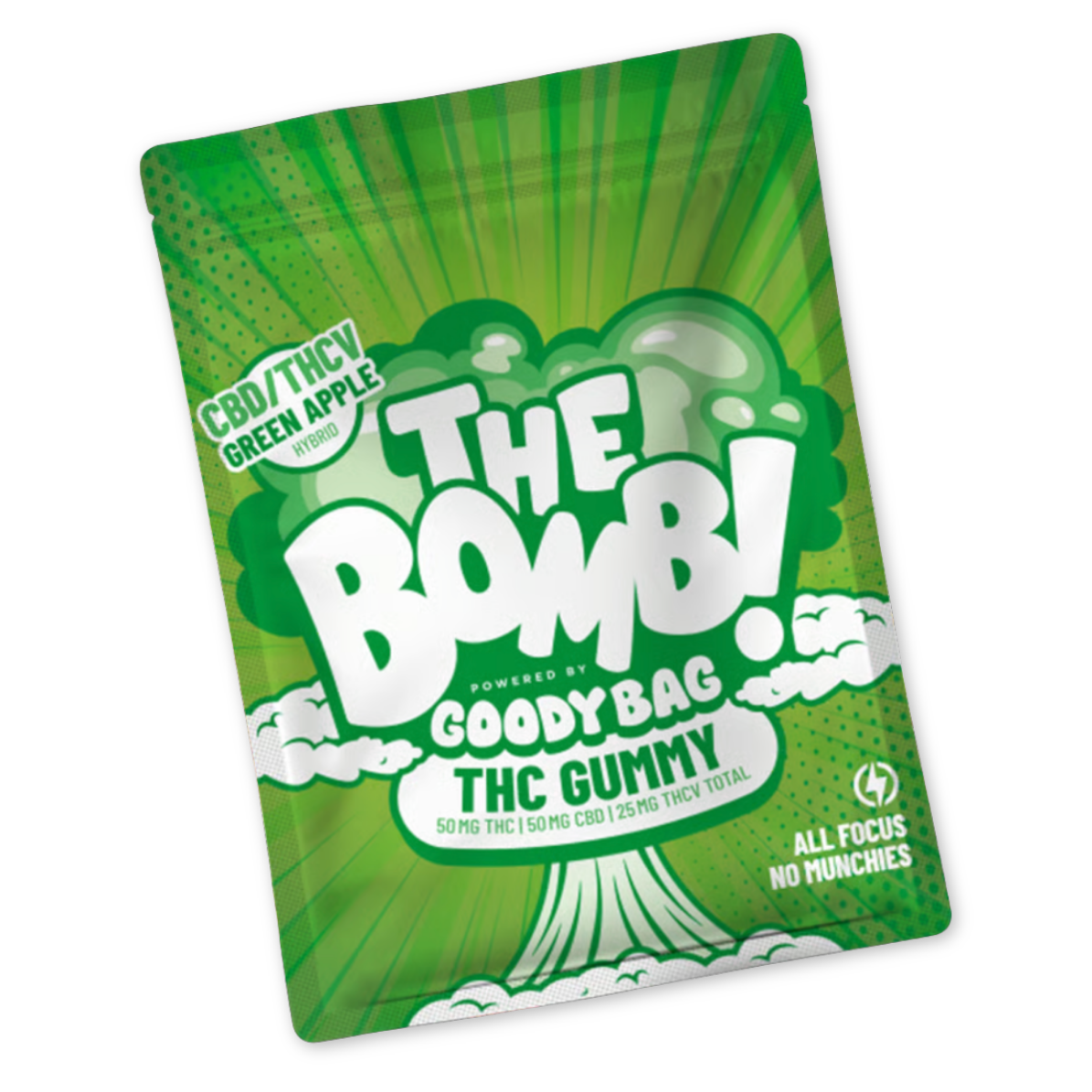GOODY BAG - GUMMY | RSO | THE BOMB | GREEN APPLE | 50MG | 1PK