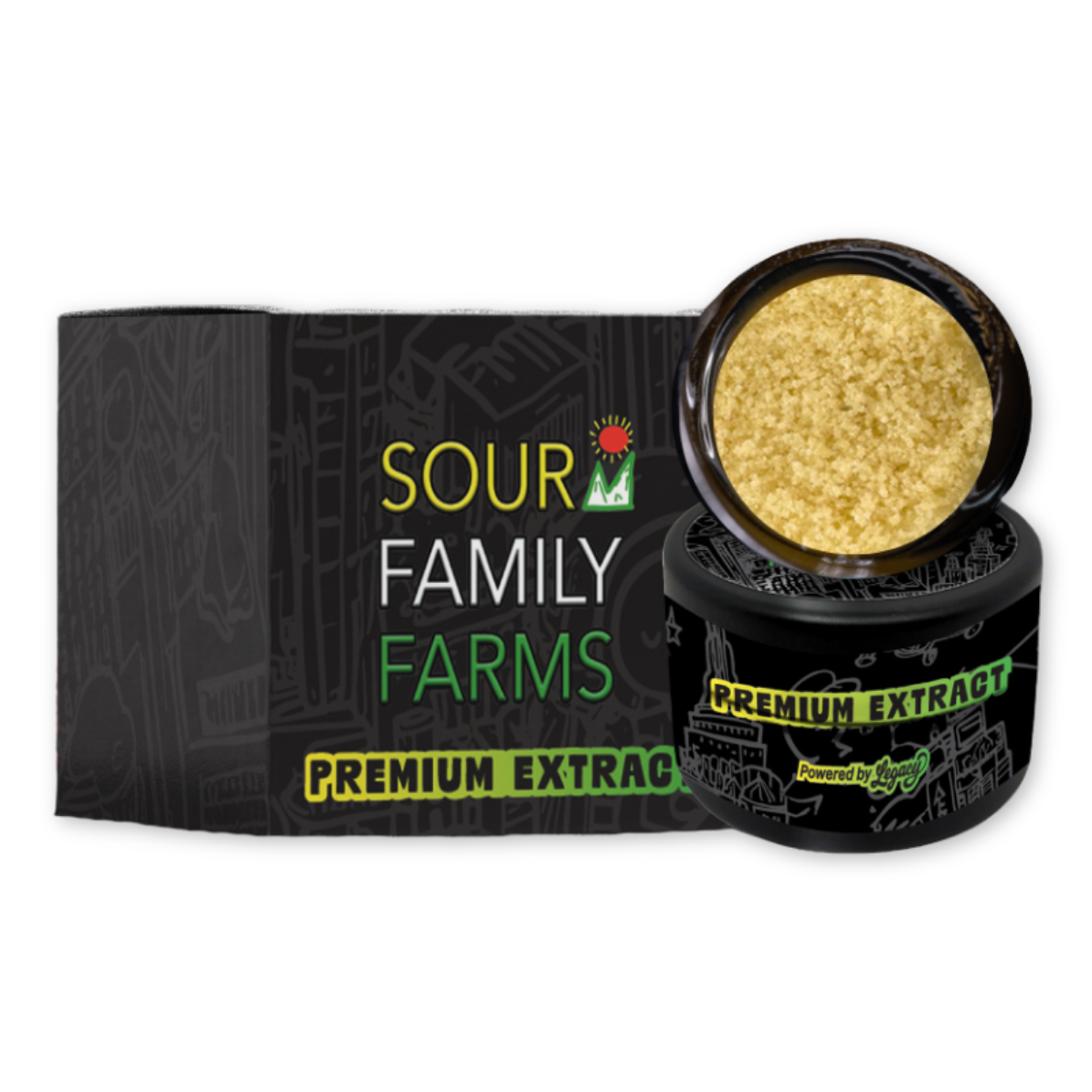 SOUR FAMILY FARMS - BUBBLE HASH | SOUR DIESEL | 1G