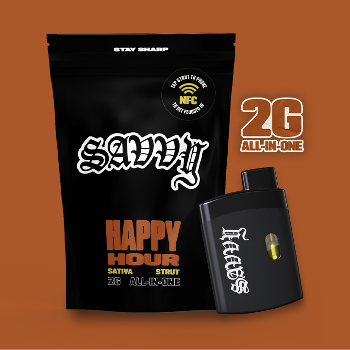 SAVVY - DISPOSABLE | HAPPY HOUR | JUICY MANGO | 2G
