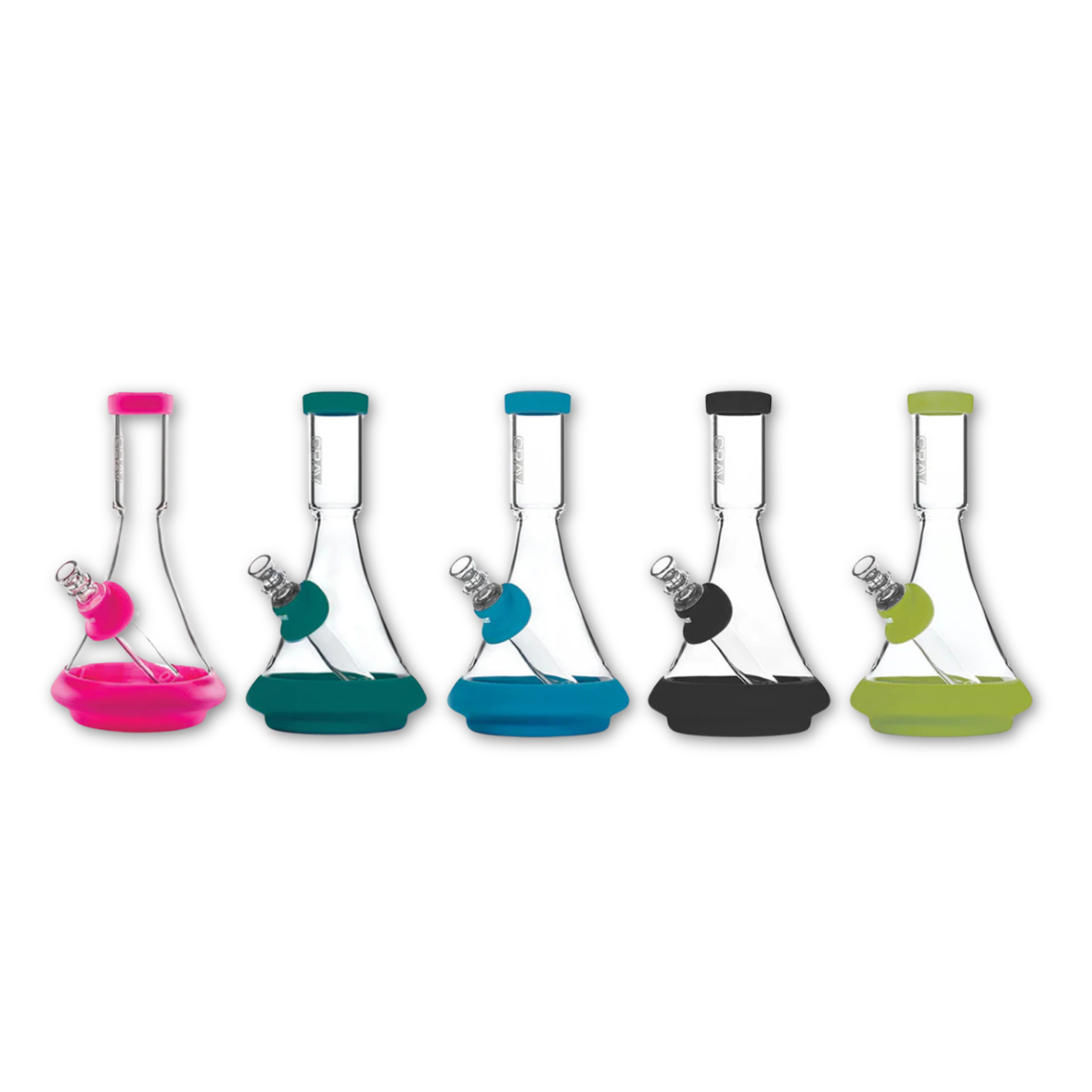 GRAV - PIPE | GRAV DECO BEAKER WITH SILICONE | ASSORTED COLORS