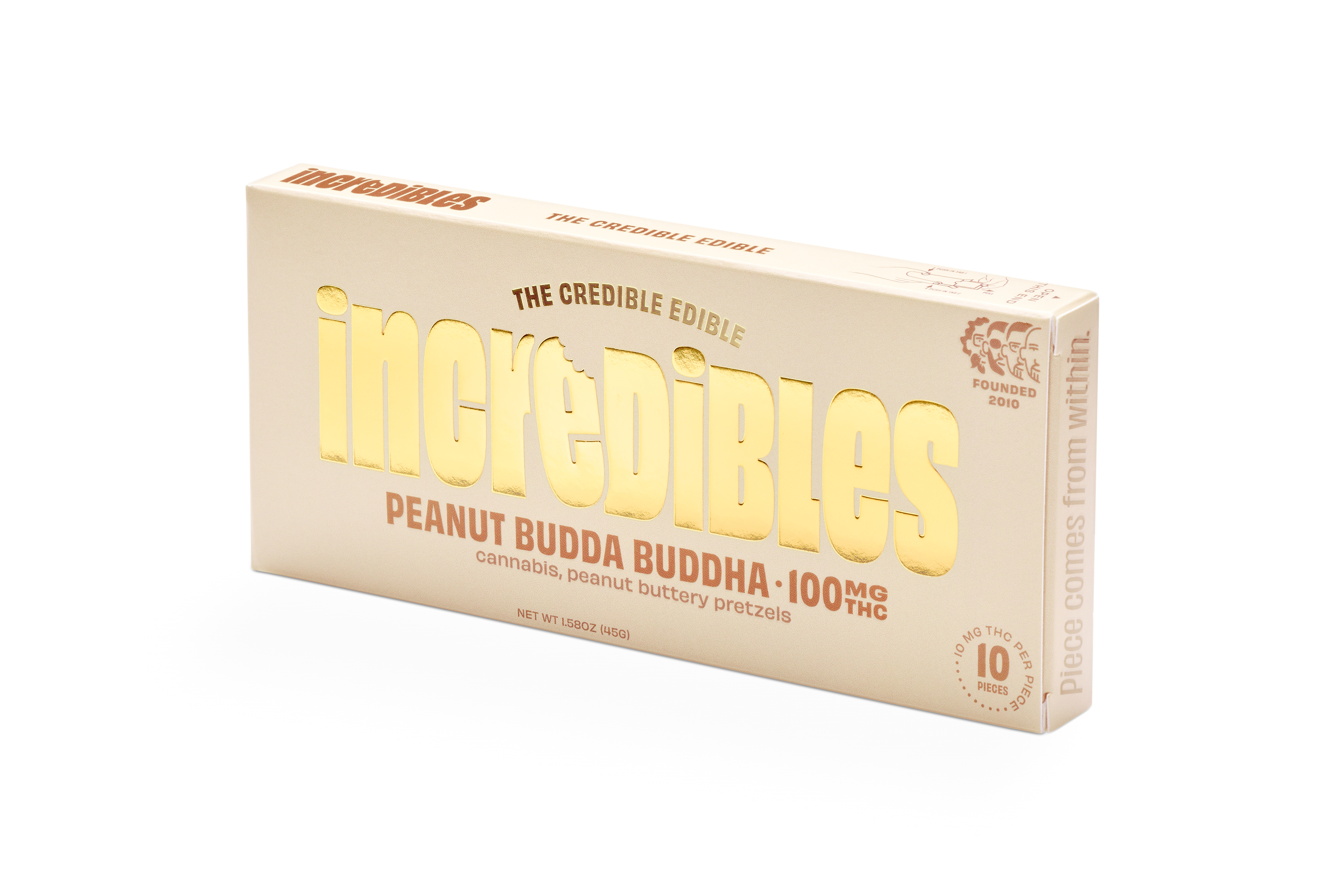INCREDIBLES - CHOCOLATE BAR | PEANUT BUDDA BUDDHA | 100MG