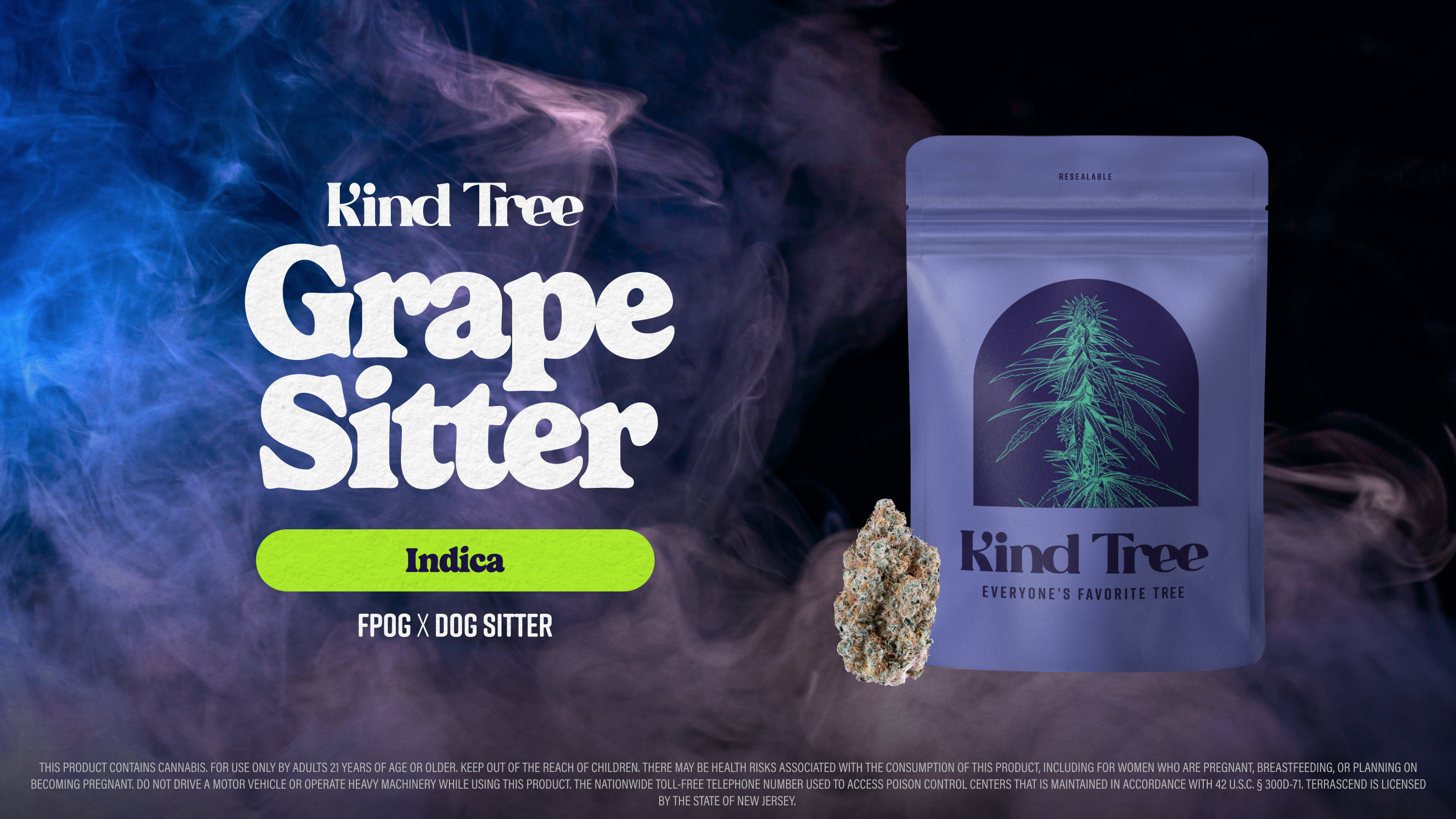 KIND TREE - Kind Tree - Grape Sitter - Flower - 3.5 g