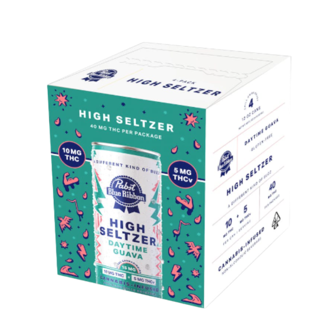 PABST - DAYTIME GUAVA 15MG SELTZER 4 PACK