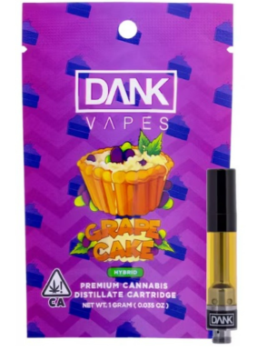 DANK VAPES | CART | GRAPE CAKE | 1G - 1 g – Premium Cannabis Products ...
