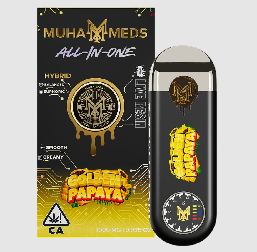 MUHA MEDS | AIO | GOLDEN PAPAYA | 1G (H) – Premium Cannabis Products ...