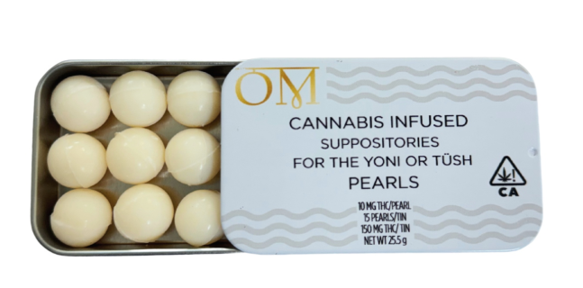 OM | SUPPOSITORIES | PEARL | 100MG THC/CBD/CBG - 150 mg – Premium ...