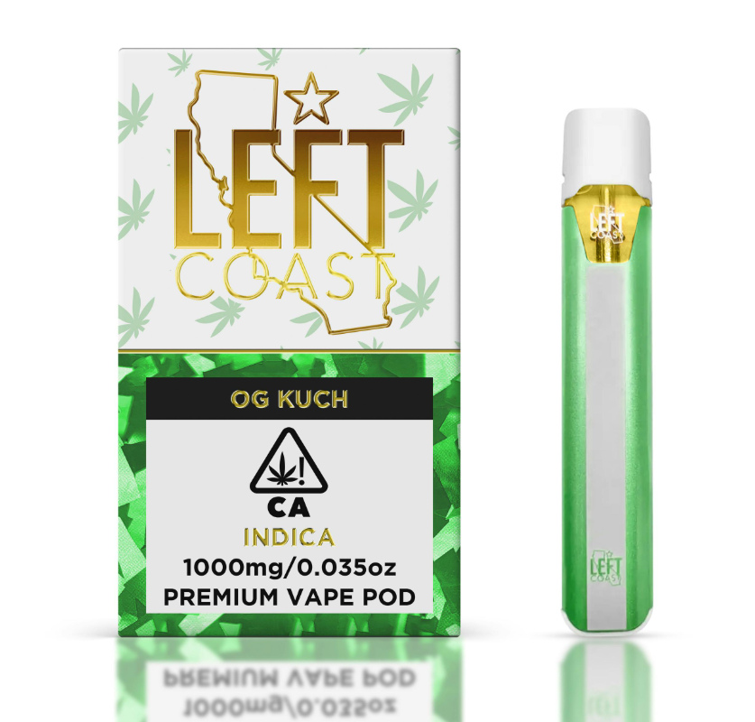 LEFT COAST | POD | OG KUSH | 1G (I) - 1 g – Premium Cannabis Products ...