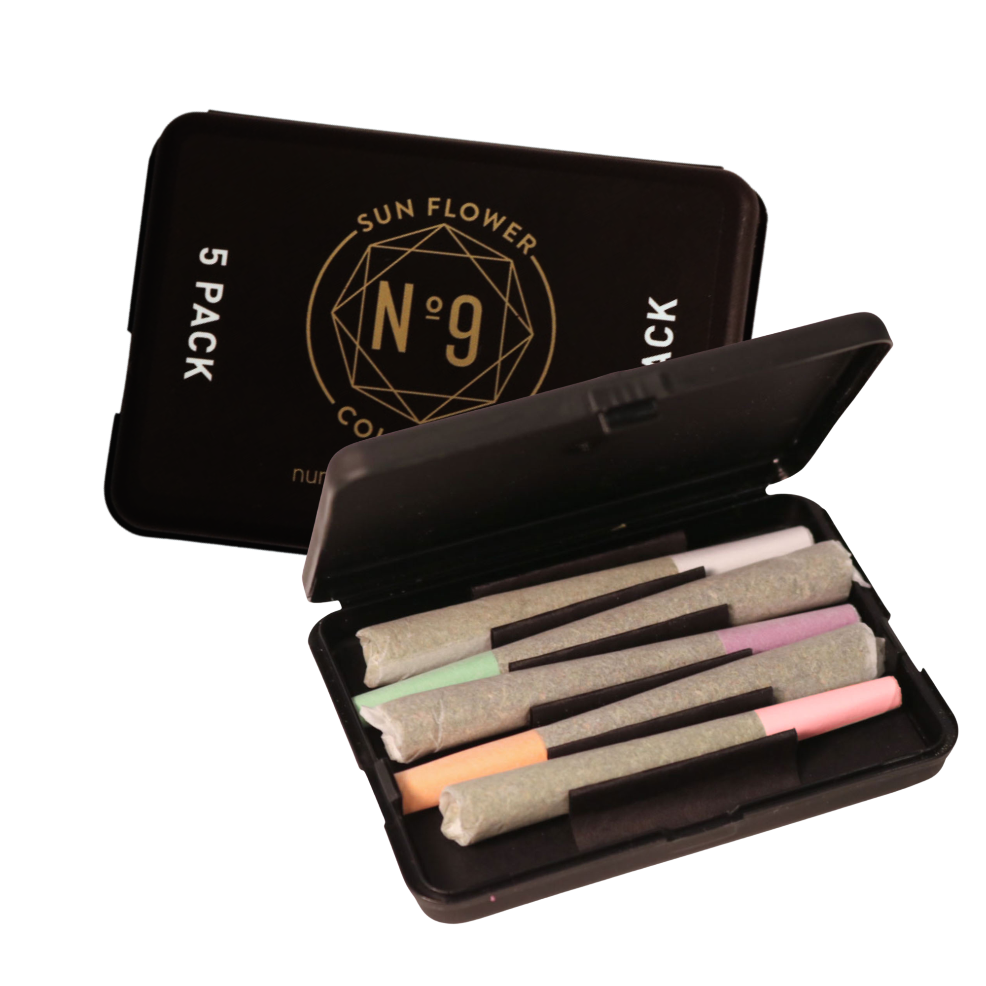 NO.9 - Strain Variety Pack | 5 Pack 0.7g Prerolls
