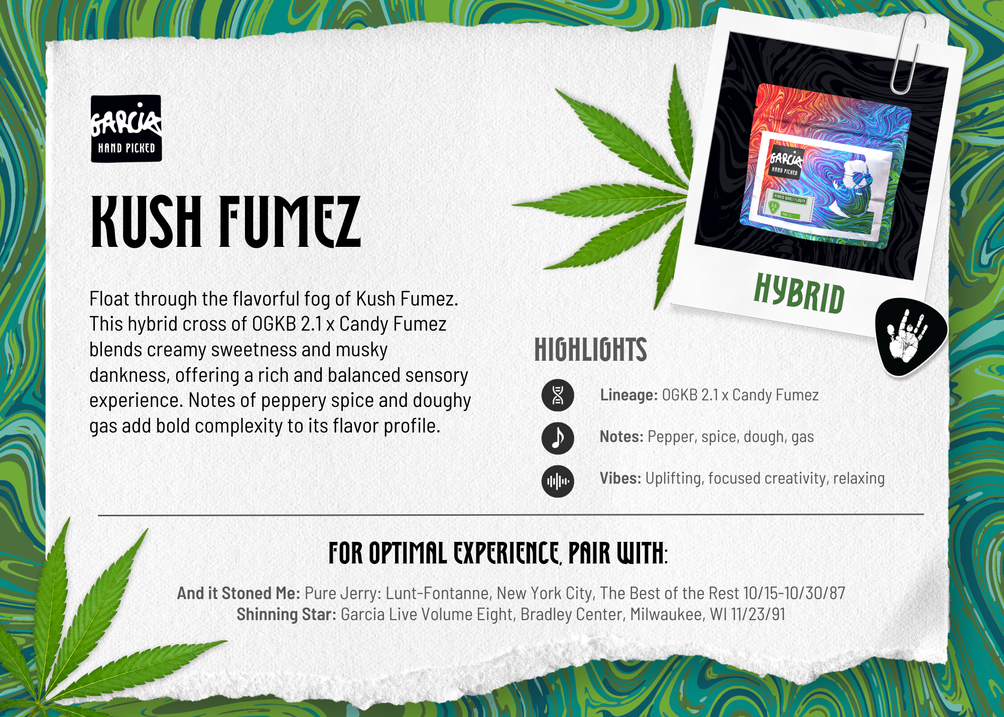 GARCIA HAND PICKED - Kush Fumez - 28 g
